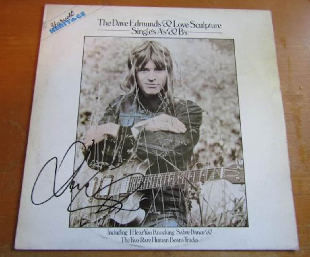 Dave Edmunds Love Sculpture SIGNED Vinyl LP Album + Certificate of ...