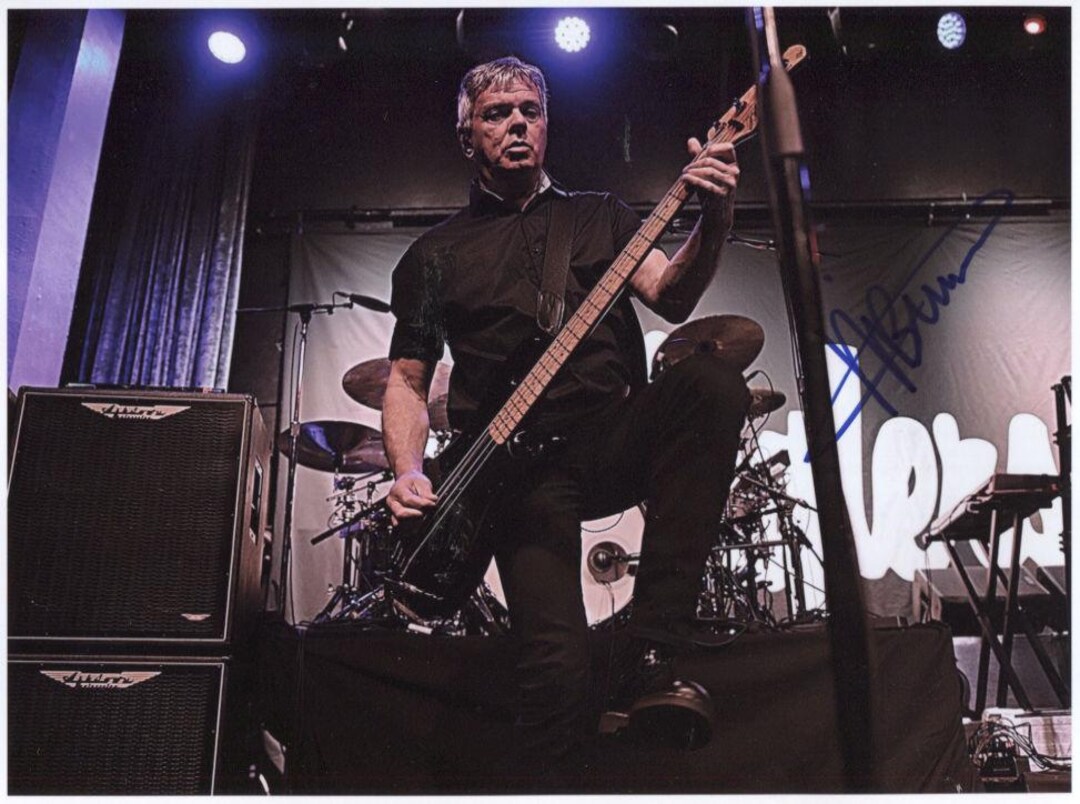 JJ Burnel the Stranglers Signed 8 X 10 Photo Certificate of ...