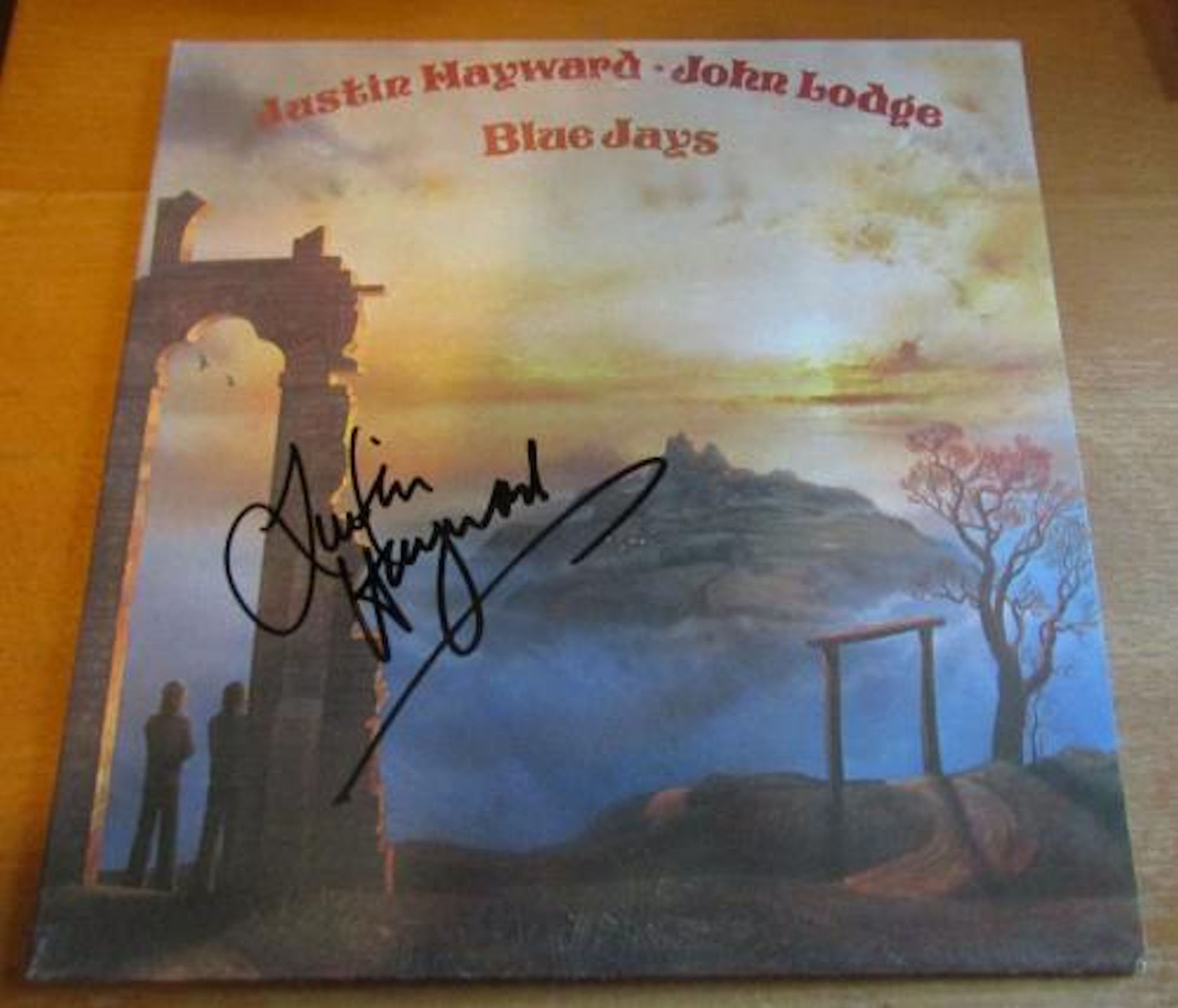 Justin Hayward SIGNED Blue Jays LP Album + Certificate of ...