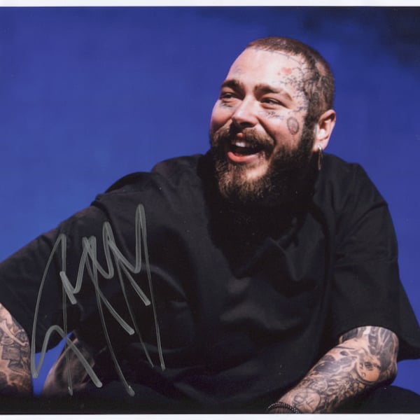 Post Malone Signed - Etsy