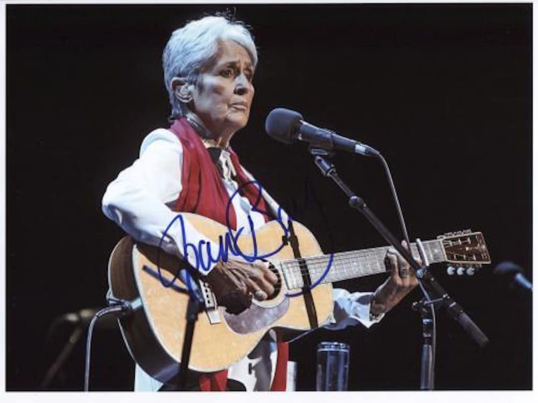 Joan Baez SIGNED 8 X 10 Photo Certificate of Authentication 100% ...