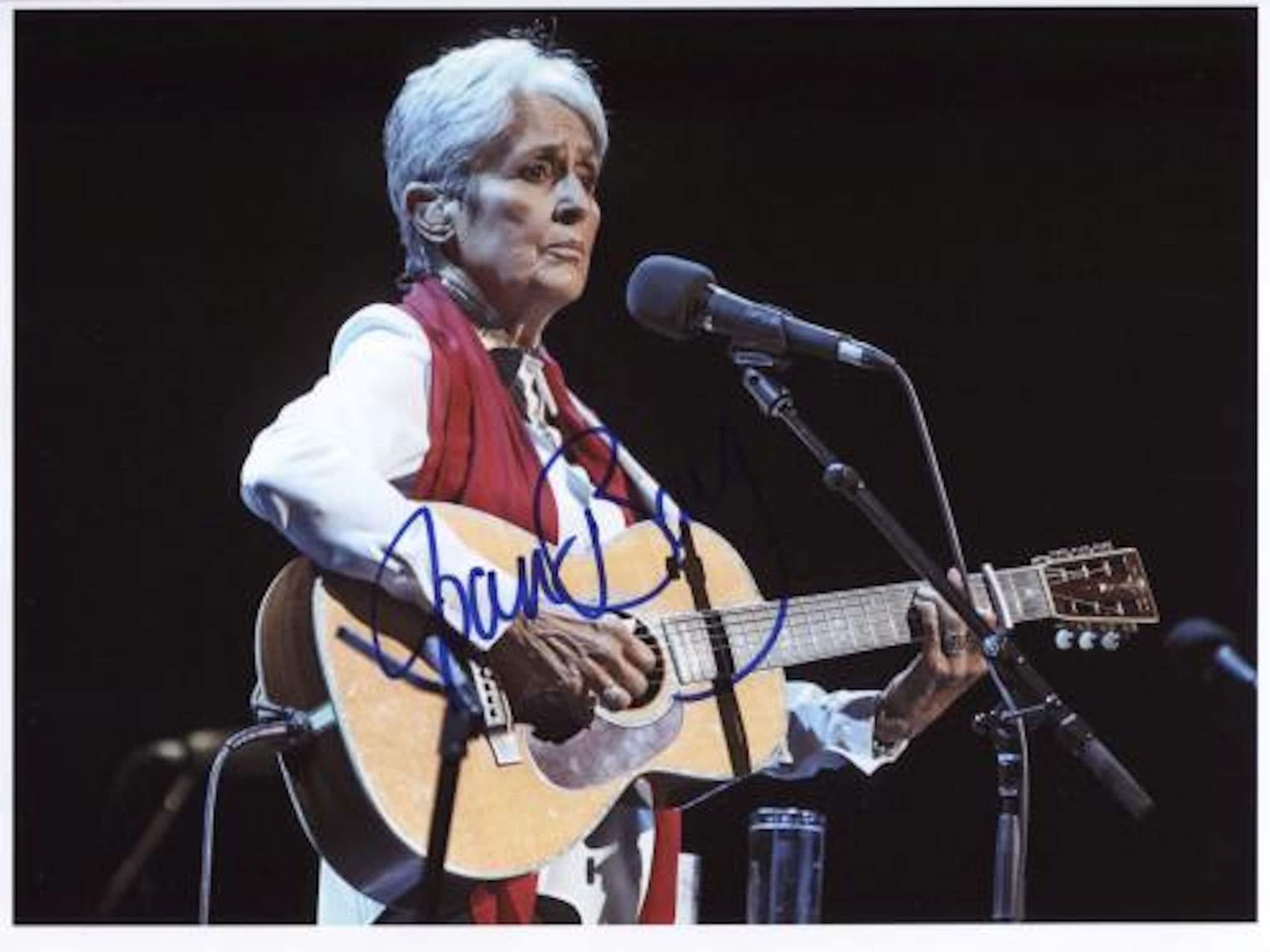 Joan Baez SIGNED 8 X 10 Photo Certificate of Authentication 100% ...