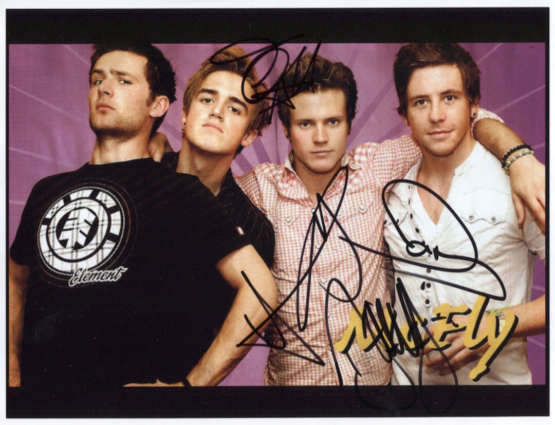 Mcfly band Harry Judd Fully Signed 8 X 10 Photo Certificate of ...