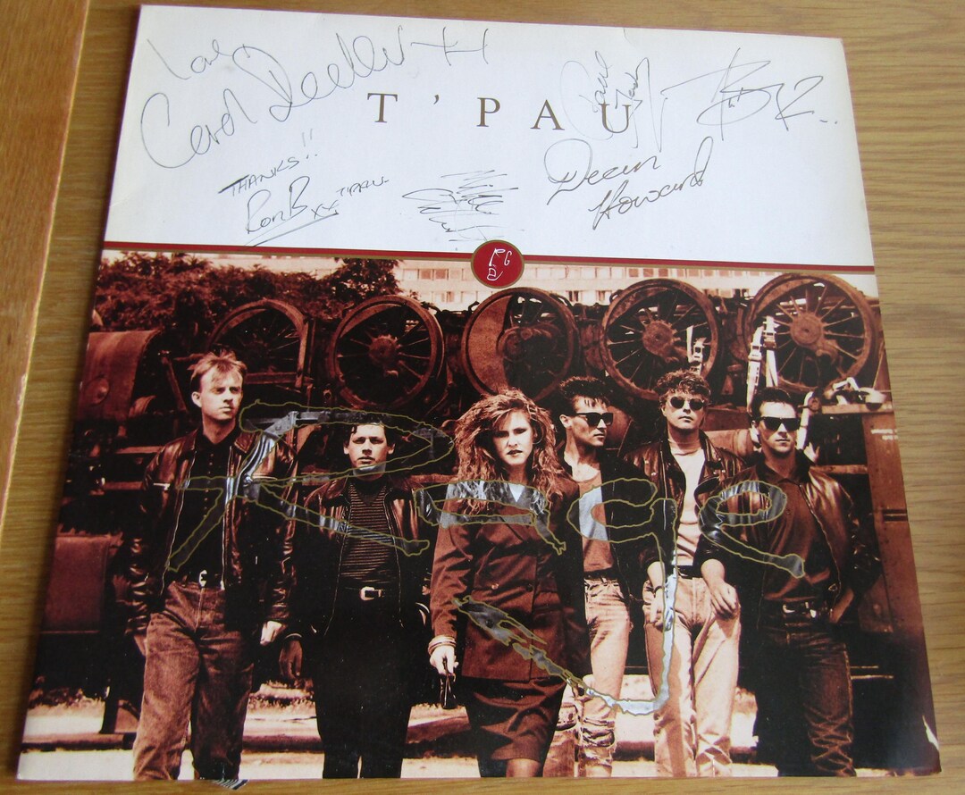 T'pau Carol Dekker FULLY SIGNED Vinyl Album LP + Certificate of ...