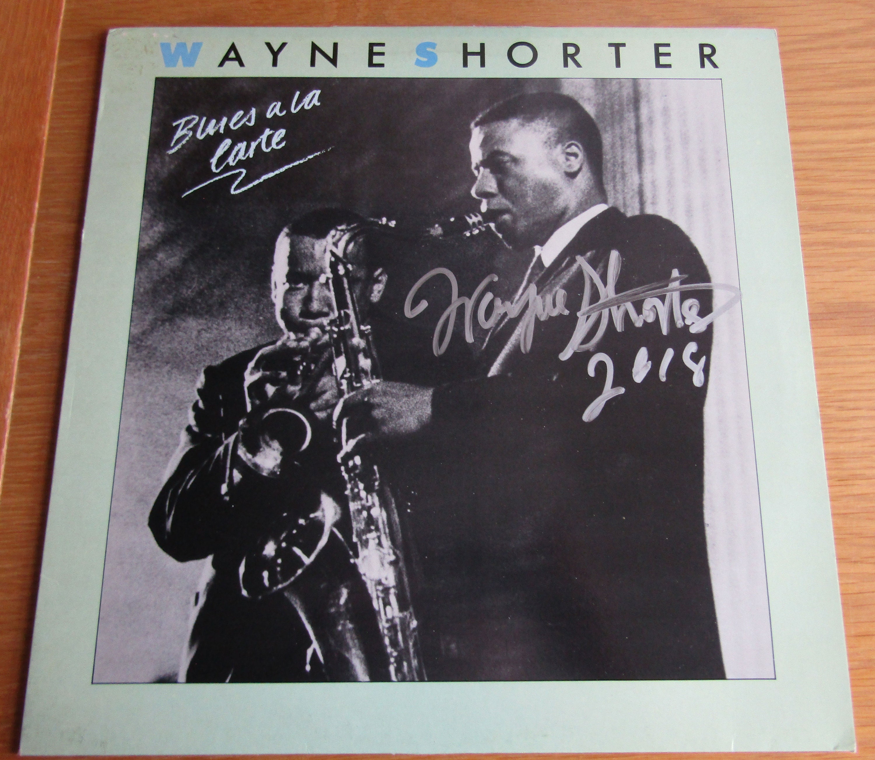 Wayne Shorter SIGNED Blues A La Carte Vinyl LP Album + Certificate of ...