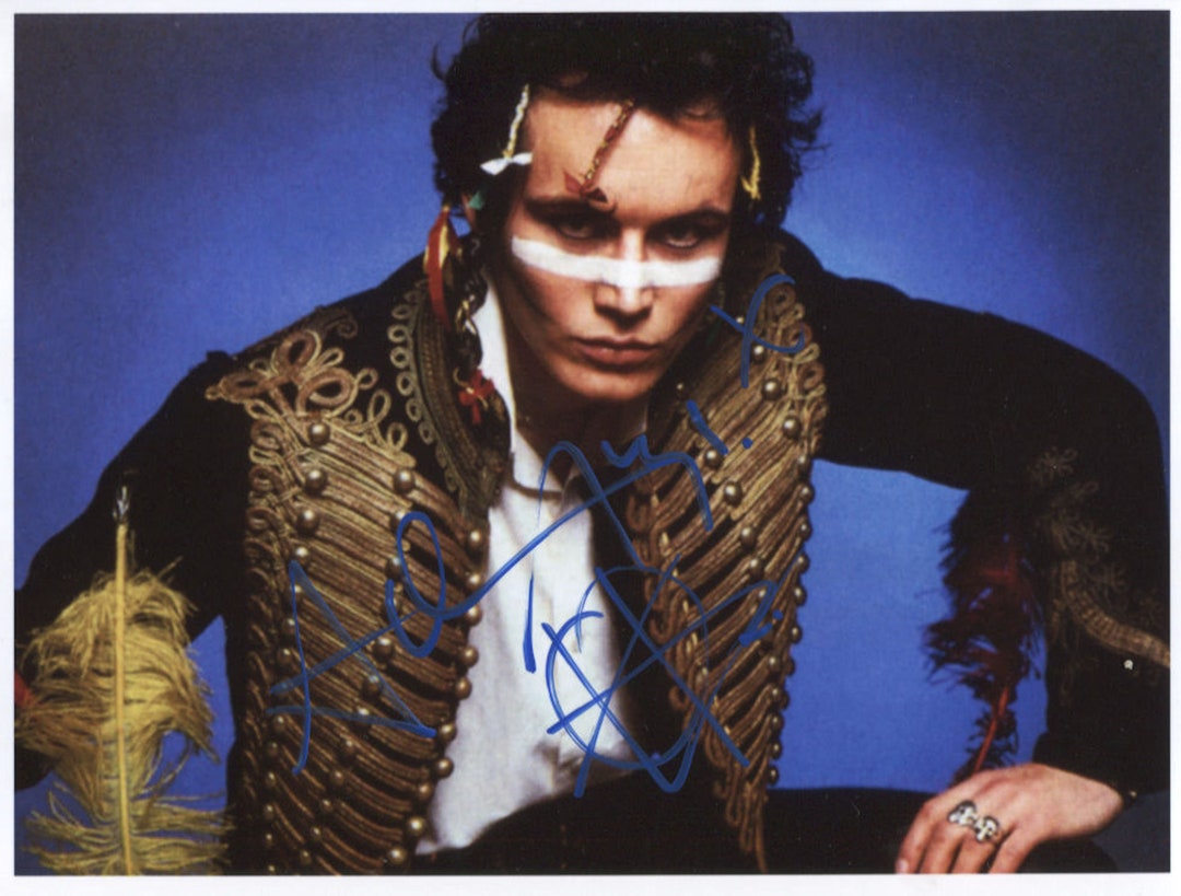 Adam Ant Signed 8 X 10 Photo Certificate of Authentication 100% Genuine ...