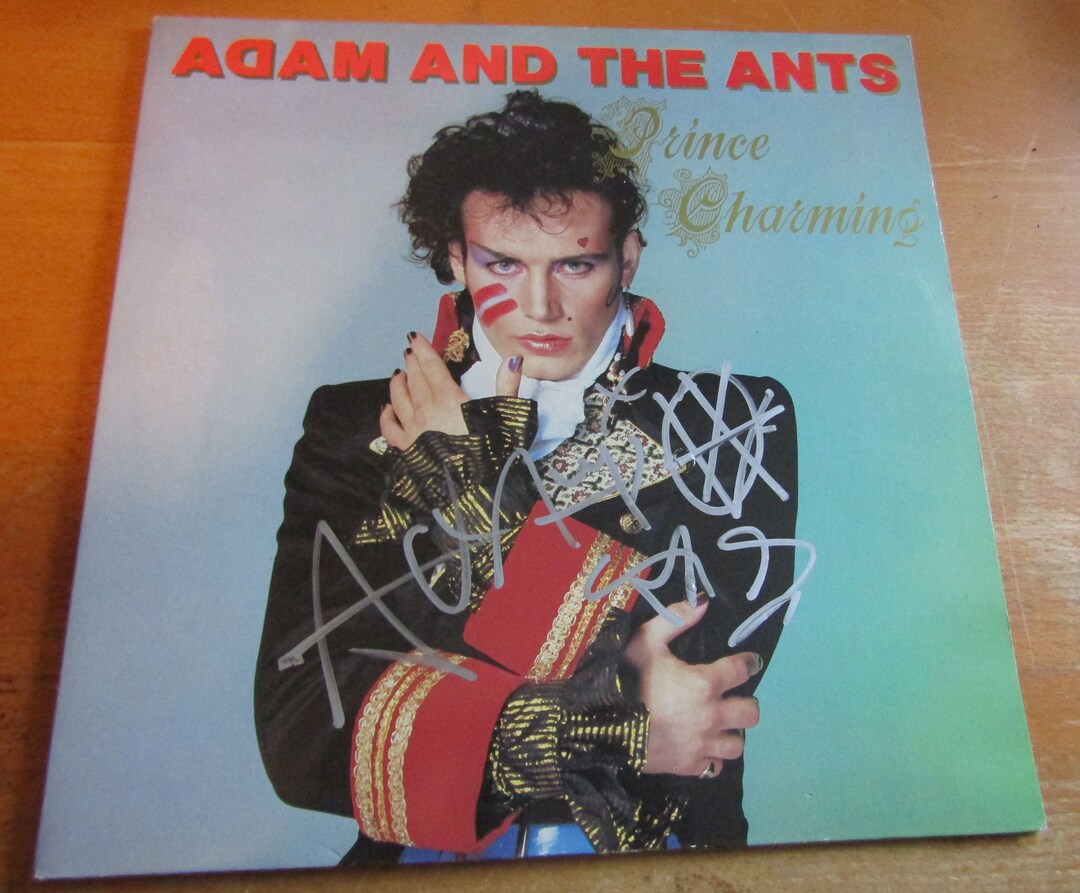 Adam Ant & the Ants Prince Charming SIGNED Vinyl LP Album Certificate ...