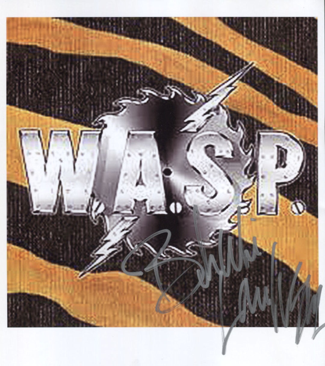W.A.S.P. (band) Blackie Lawless SIGNED 8" X 10" Photo + Certificate of Authentication 100% ...
