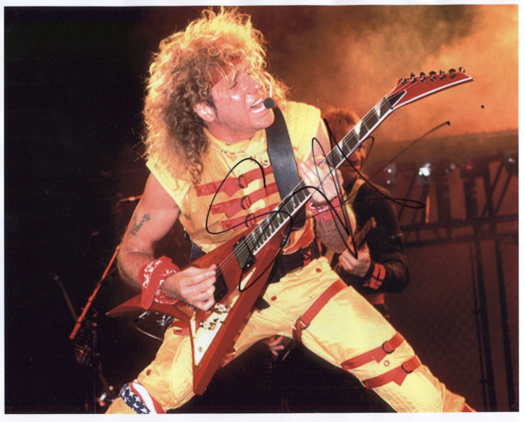 Sammy Hagar Signed 8 X 10 Photo Certificate of - Etsy