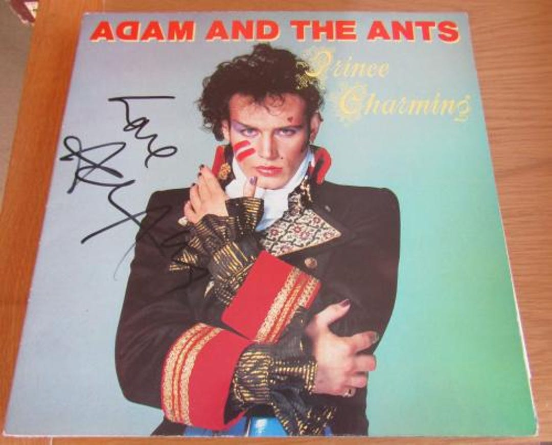 Adam and the Ants Adam Ant SIGNED Prince Charming Vinyl LP Album ...