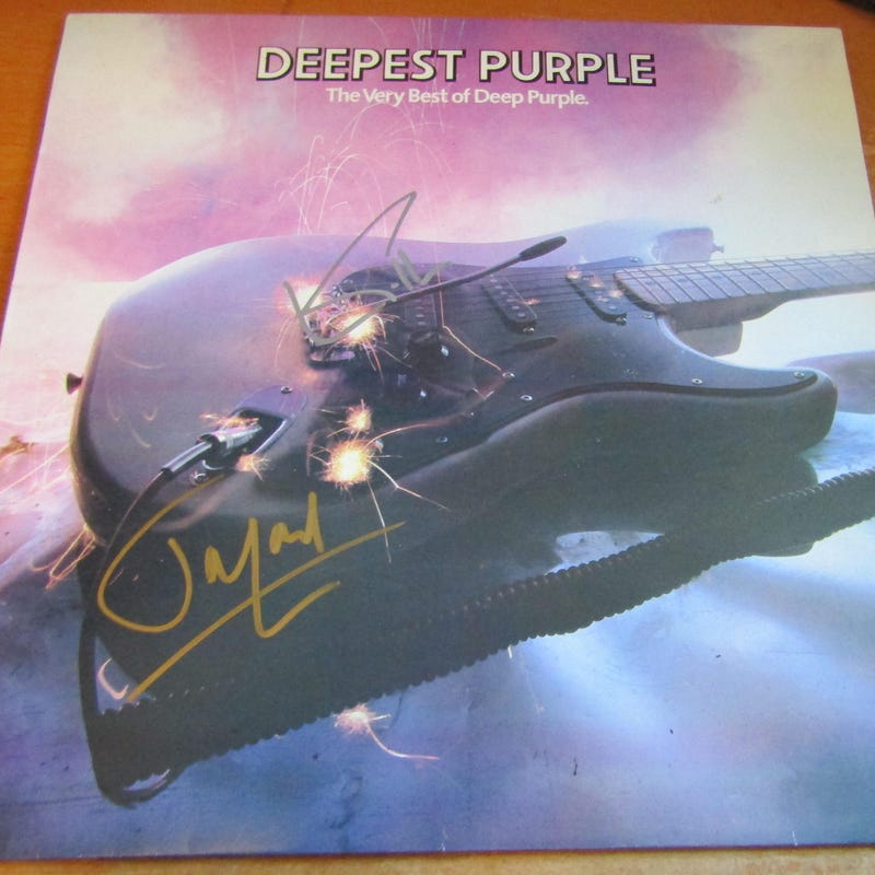 Deep purple autograph - Etsy.de