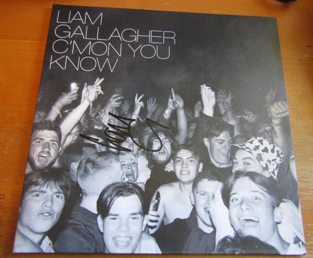 Liam Gallagher SIGNED Vinyl LP Album + Certificate of Authentication ...