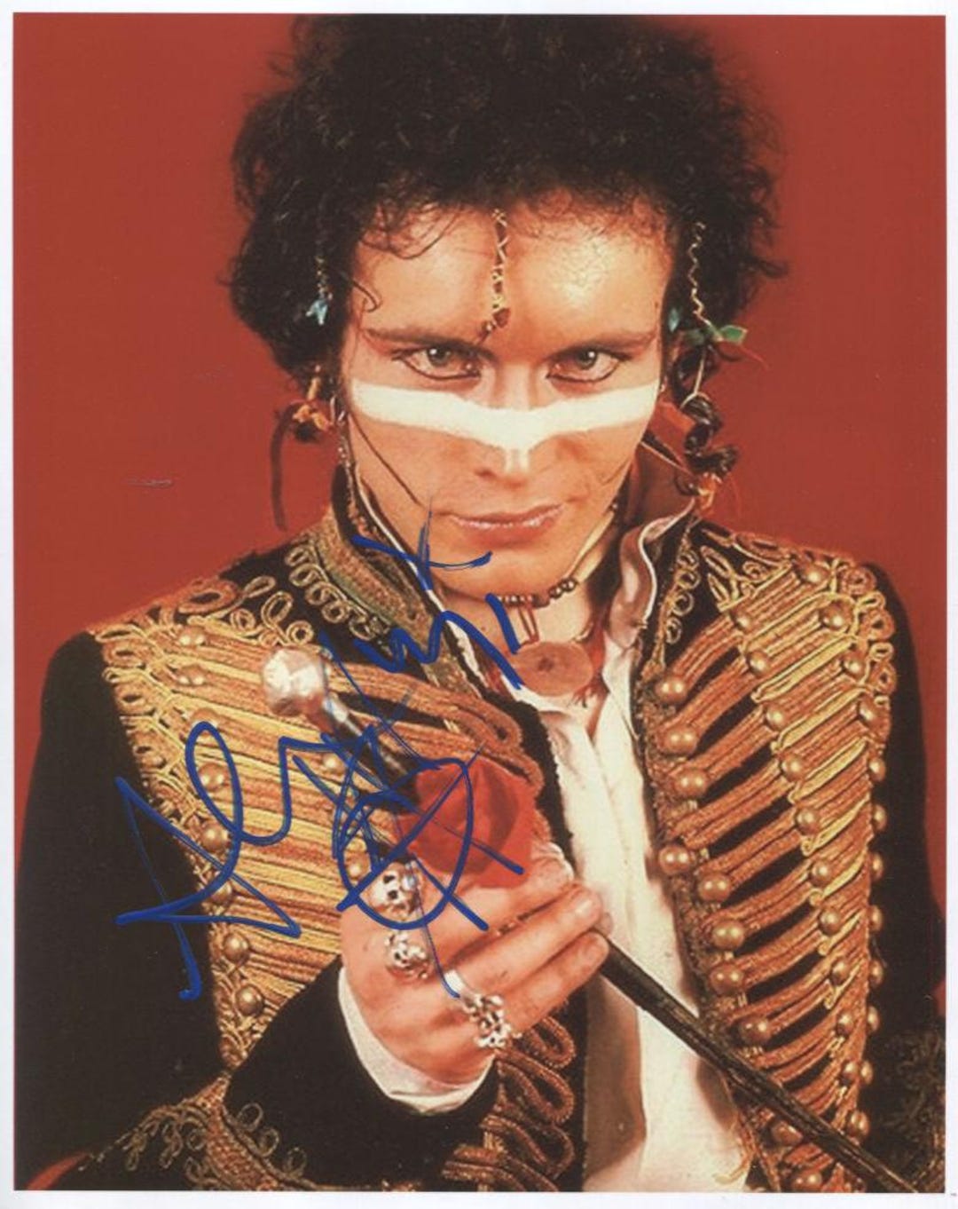 Adam Ant Signed 8" X 10" Photo + Certificate of Authentication 100% ...