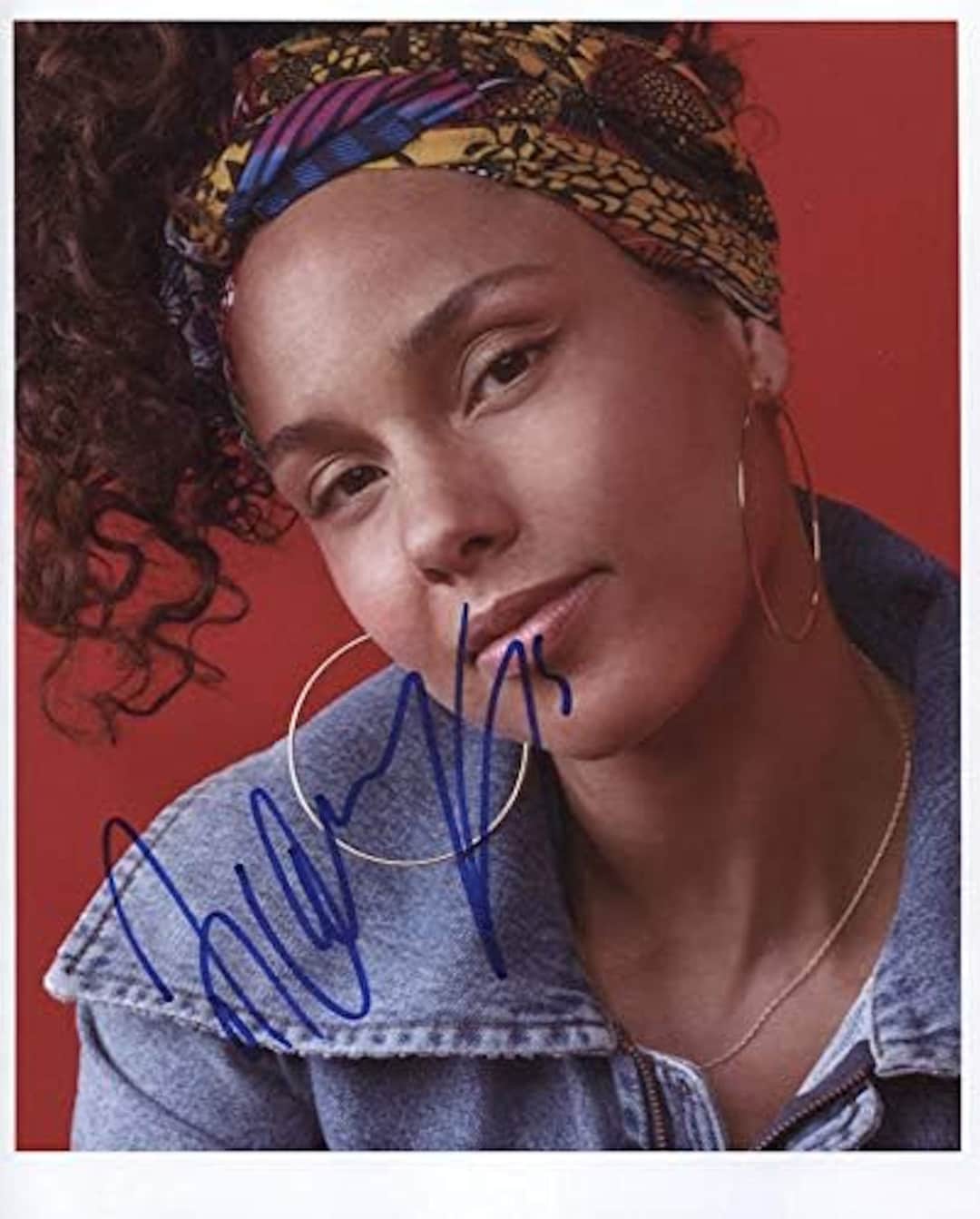 Alicia Keys Signed 8" X 10" Photo + Certificate of Authentication 100% ...