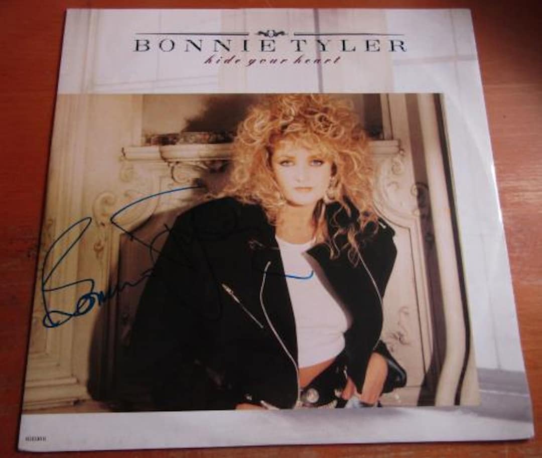 Bonnie Tyler SIGNED Hold Your Heart 12" Vinyl + Great Provenance - Etsy