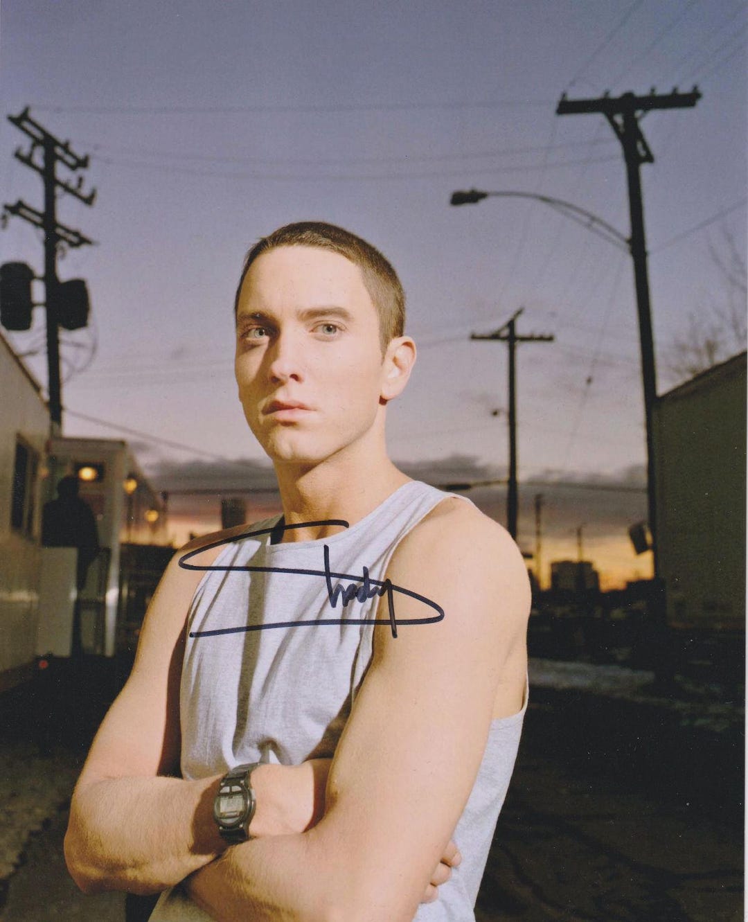 Eminem Slim Shady SIGNED 8" X 10" Photo + Certificate of Authentication ...