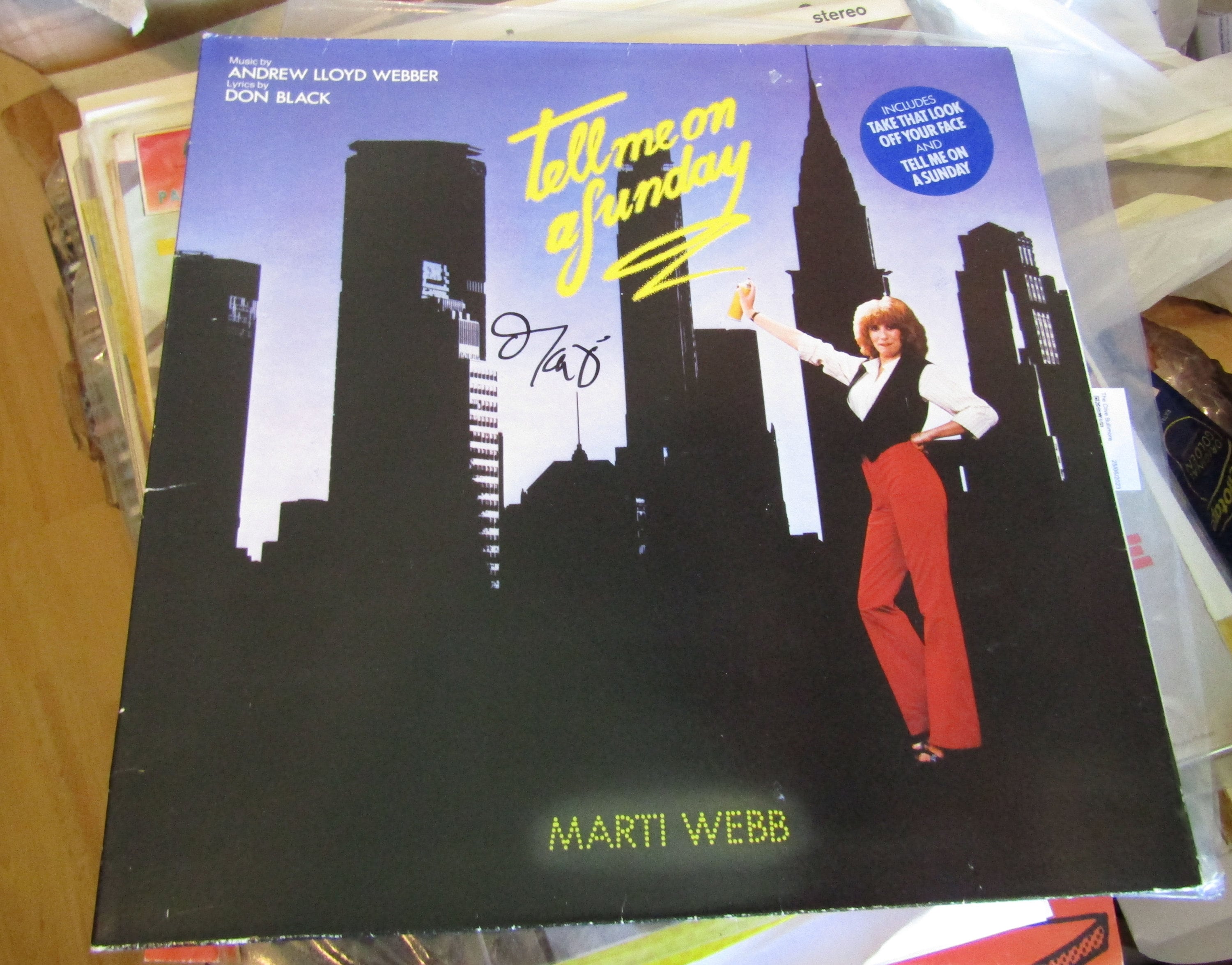 Marti Webb british Actress Singer Tell Me on A Sunday SIGNED - Etsy