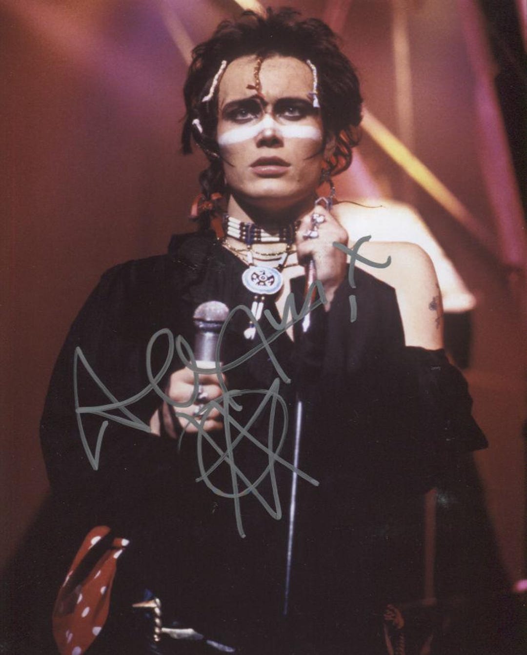 Adam Ant Signed 8" X 10" Photo + Certificate of Authentication 100% ...