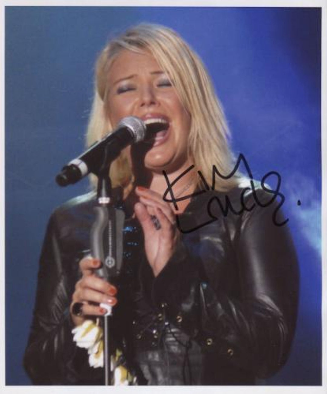 Kim Wilde SIGNED 8" X 10" Photo + Certificate of Authentication 100% ...