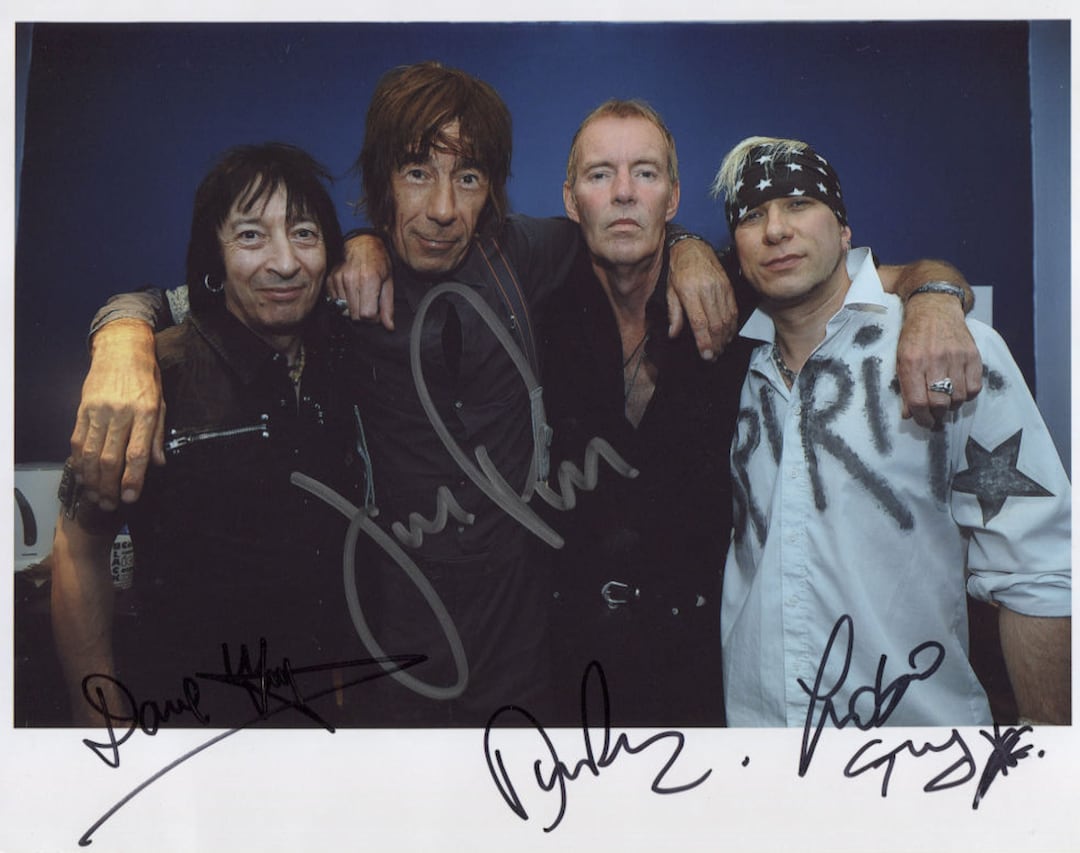 Sham 69 (punk Band) Original Line up FULLY SIGNED 8" X 10" Photo ...