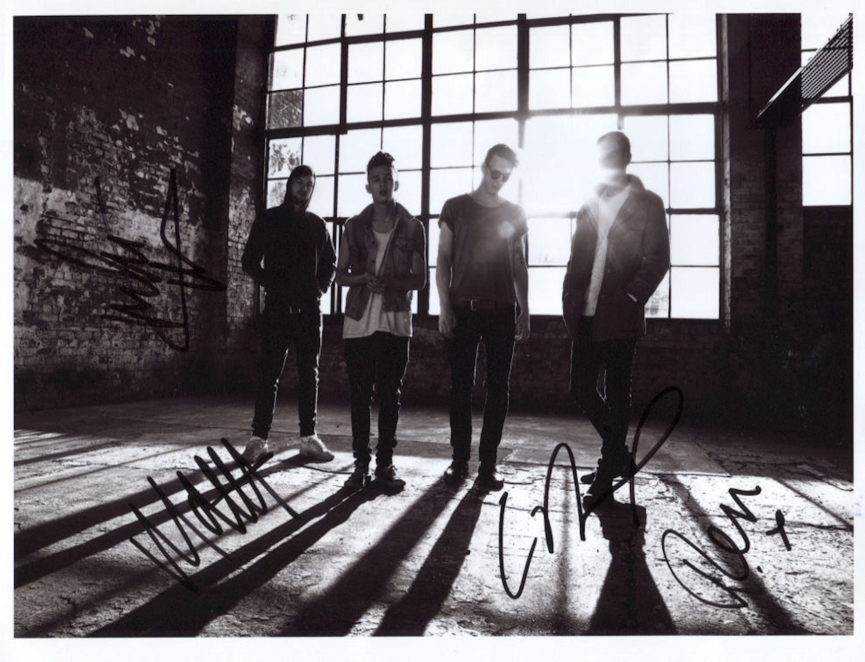 The 1975 band Matty Healy FULLY SIGNED 8 X 10 Photo Certificate of ...