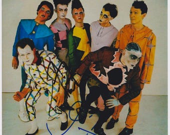 Split Enz Neil & Tim Finn SIGNED 8" X 10" Photo + Certificate of ...
