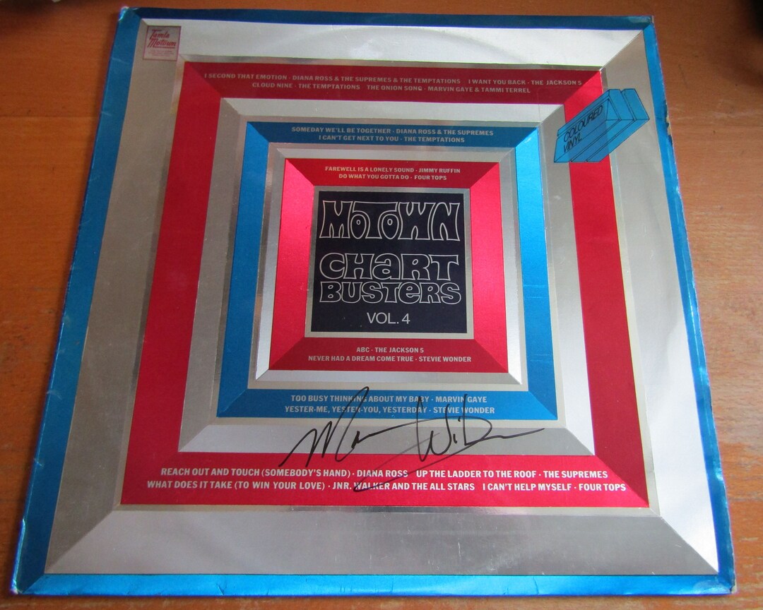Mary Wilson the Supremes Tamla Motown SIGNED Vinyl Album LP ...