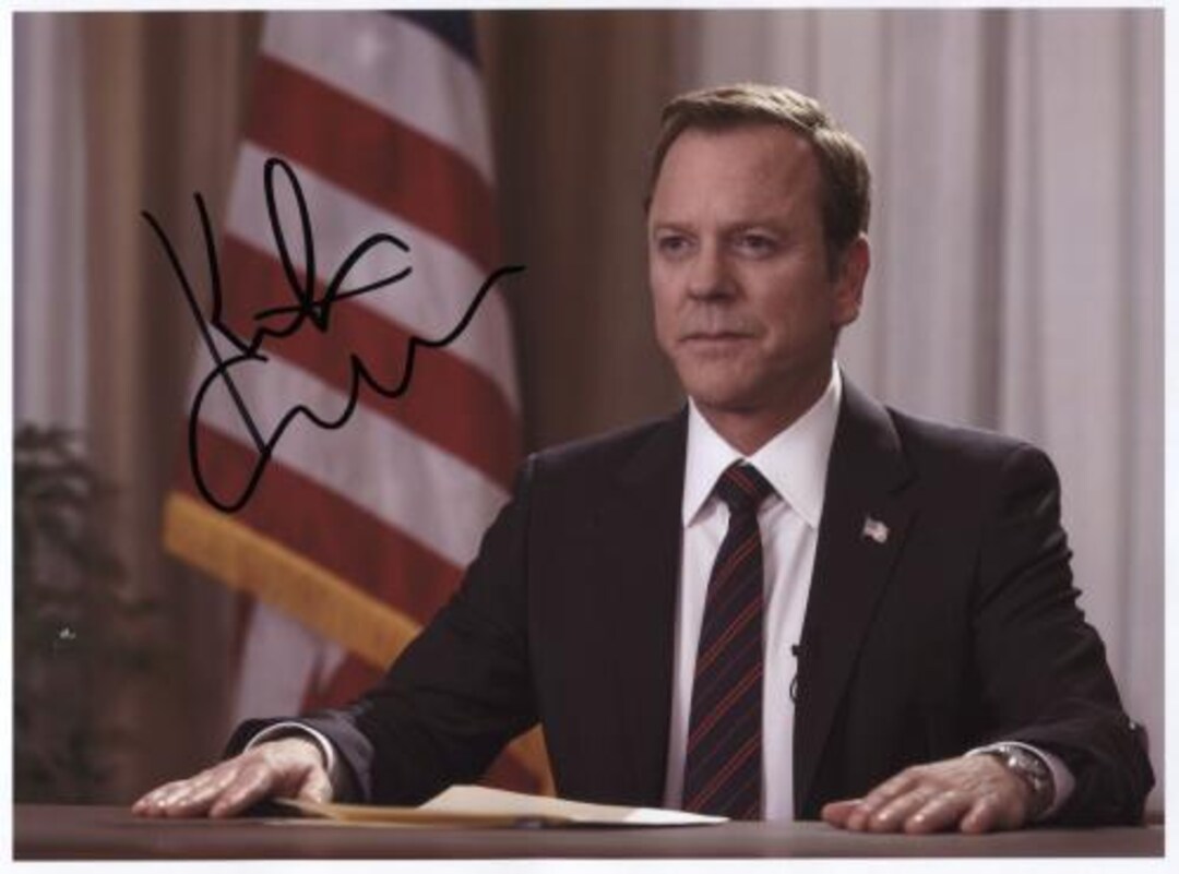 Kiefer Sutherland SIGNED 8" X 10" Photo + Certificate of Authentication ...