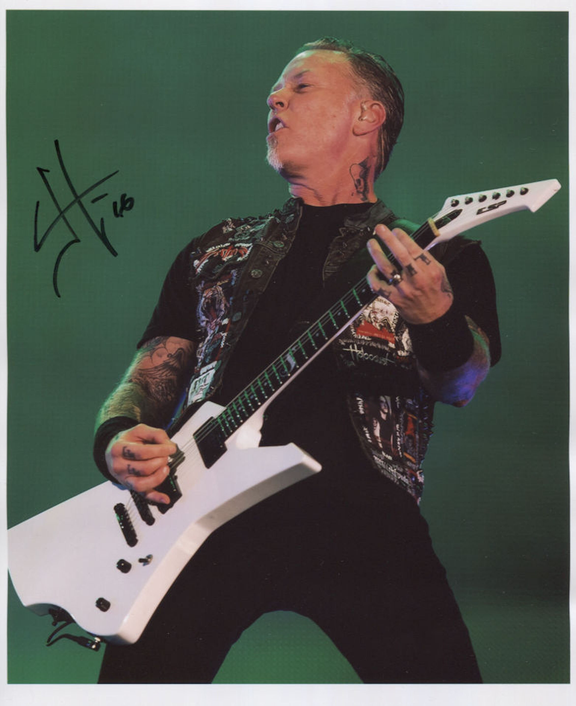 James Hetfield Metallica SIGNED Photo 1st Generation PRINT | Etsy