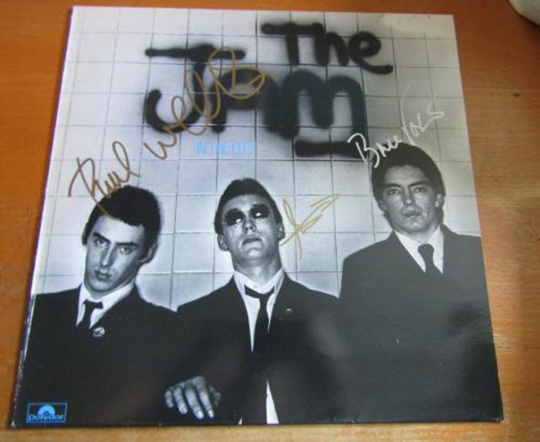 The Jam (punk Band) Paul Weller FULLY SIGNED in the City LP Album ...