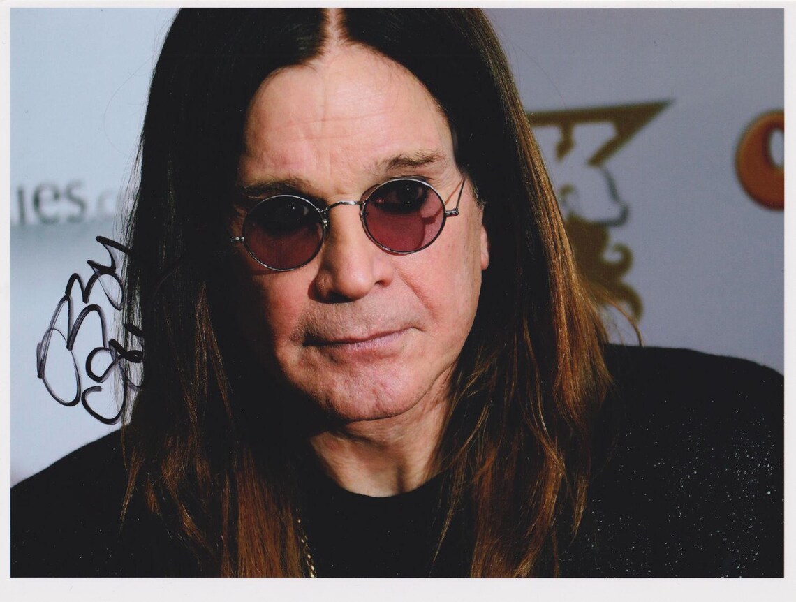 Ozzy Osbourne SIGNED 8" X 10" Photo + Certificate of Authentication 100 ...