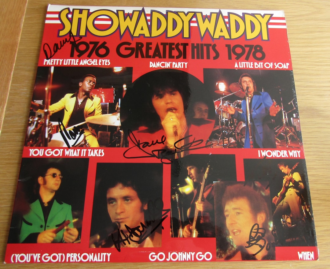 Showaddywaddy SIGNED Greatest Hits Vinyl Album + Great Provenance - Etsy