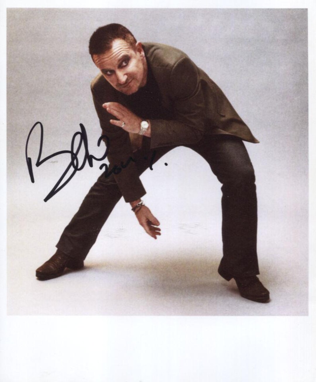 Bono U2 Singer SIGNED 8" X 10" Photo + Certificate of Authentication ...
