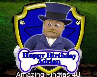 Paw Patrol Chase Pinata | Etsy