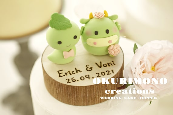 Dragon and Snake Wedding Cake Topperdragon Cake | Etsy
