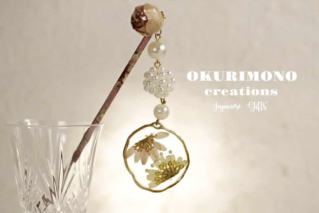 Japanese Hair Stick,kanzashi Geisha Hair Piece,orient Hair Jewelry ...