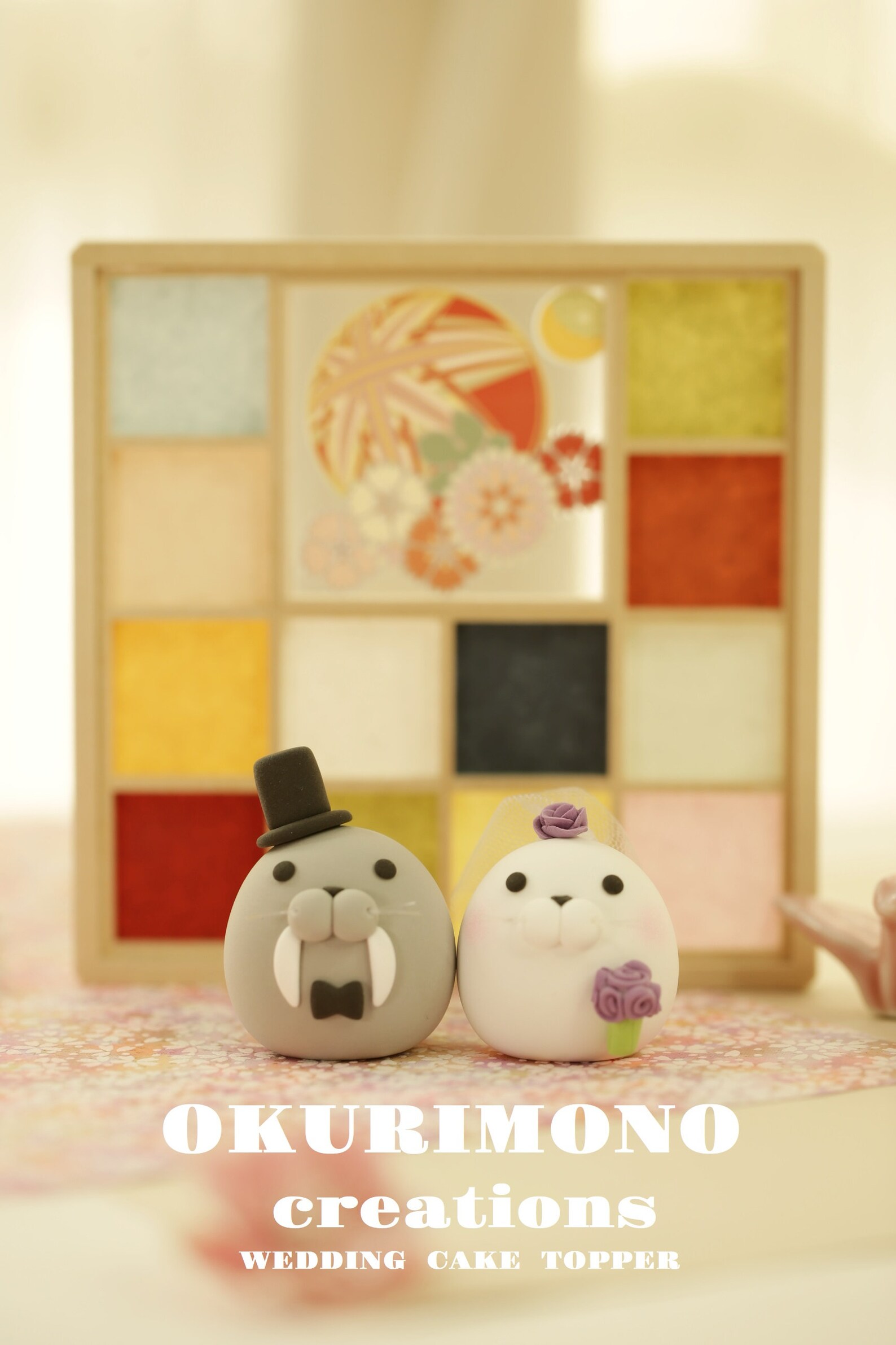 Seal and Walrus Wedding Cake Topper,seal Couple Cake Topper,walrus ...