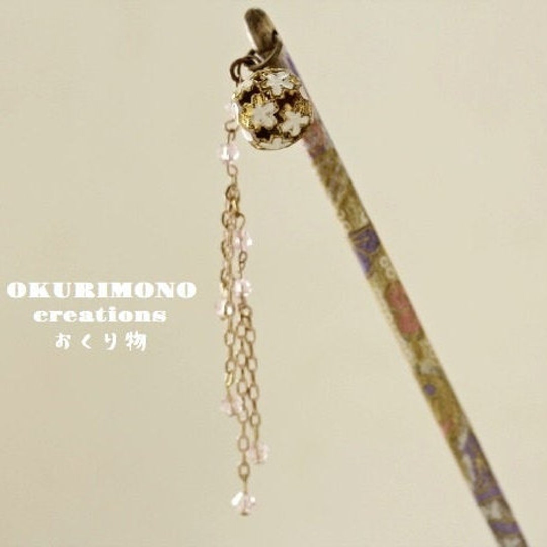 Japanese Hair Stick,kanzashi Geisha Hair Piece,orient Hair Jewelry ...