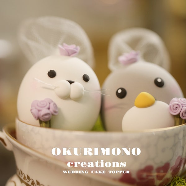 Walrus Wedding Cake Topper - Etsy