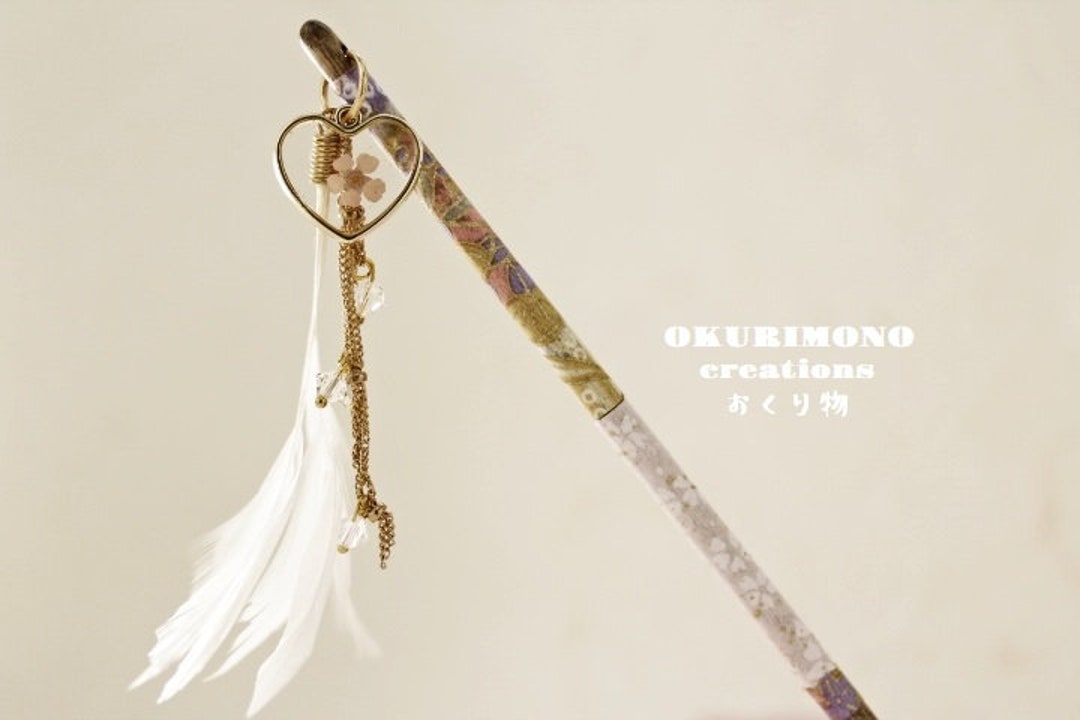 Japanese Hair Stick,kanzashi Geisha Hair Piece,orient Hair Jewelry ...