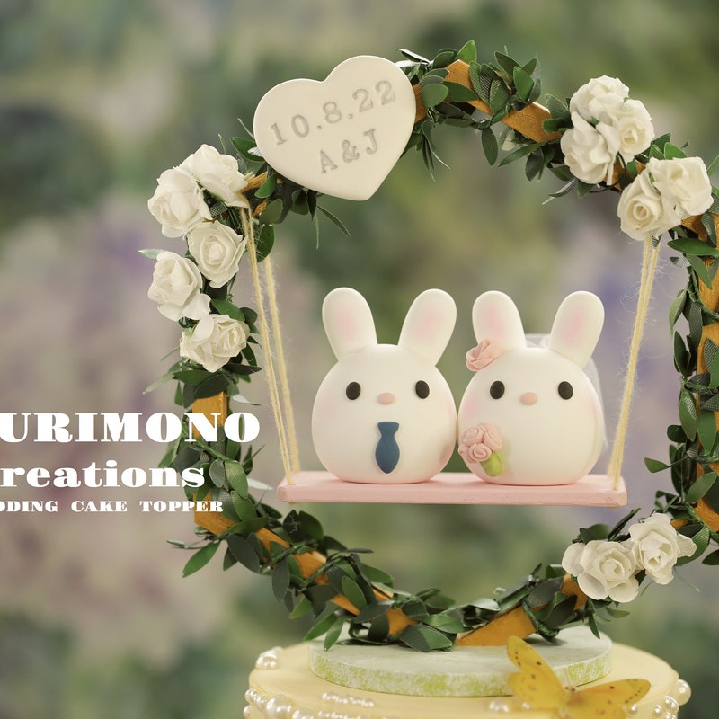 Rabbit Cake Topper - Etsy