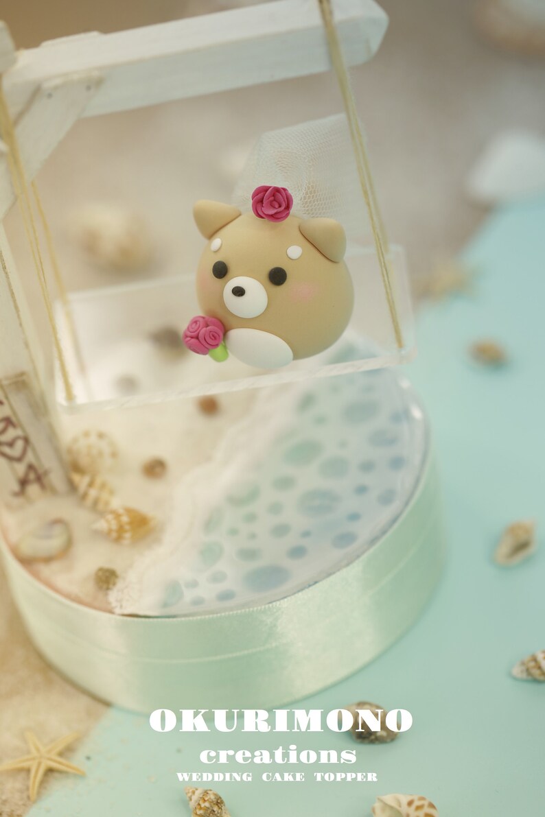 Shiba Inu and Piggy Cake Toppershiba Inu and Pig Wedding Cake - Etsy