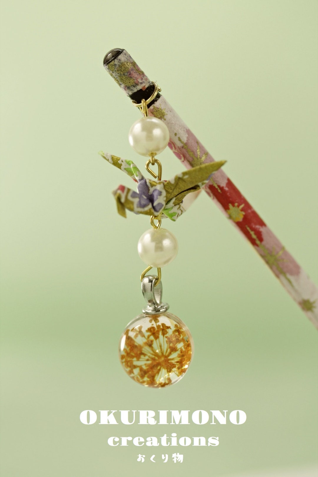 Japanese Hair Stick,kanzashi Geisha Hair Piece,orient Hair Jewelry ...