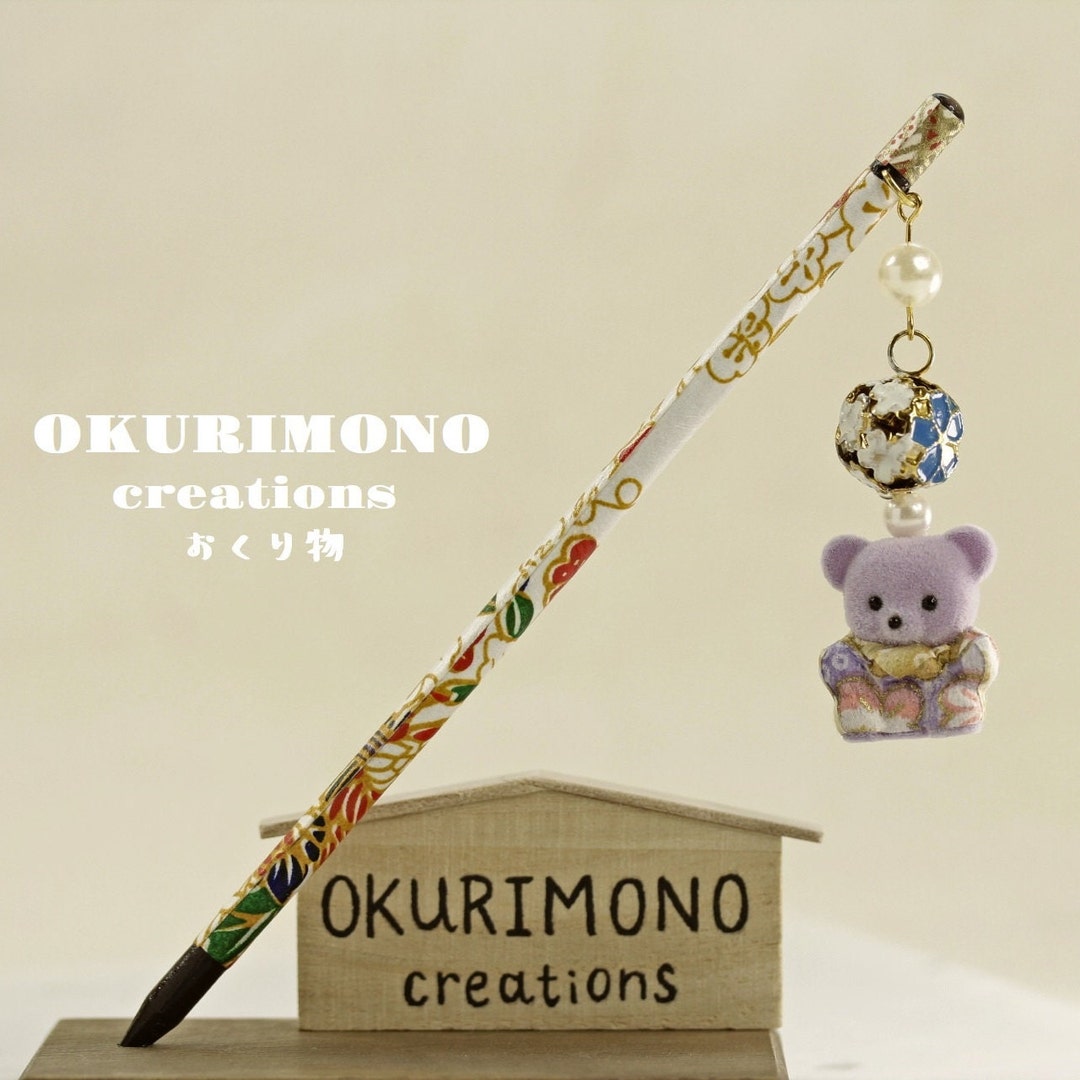 Japanese Hair Stick,kanzashi Geisha Hair Piece,orient Hair Jewelry ...