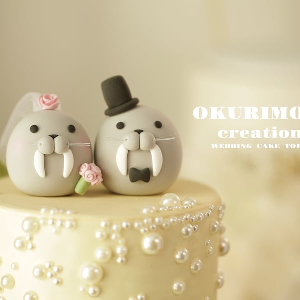 Walrus Cake Topper - Etsy