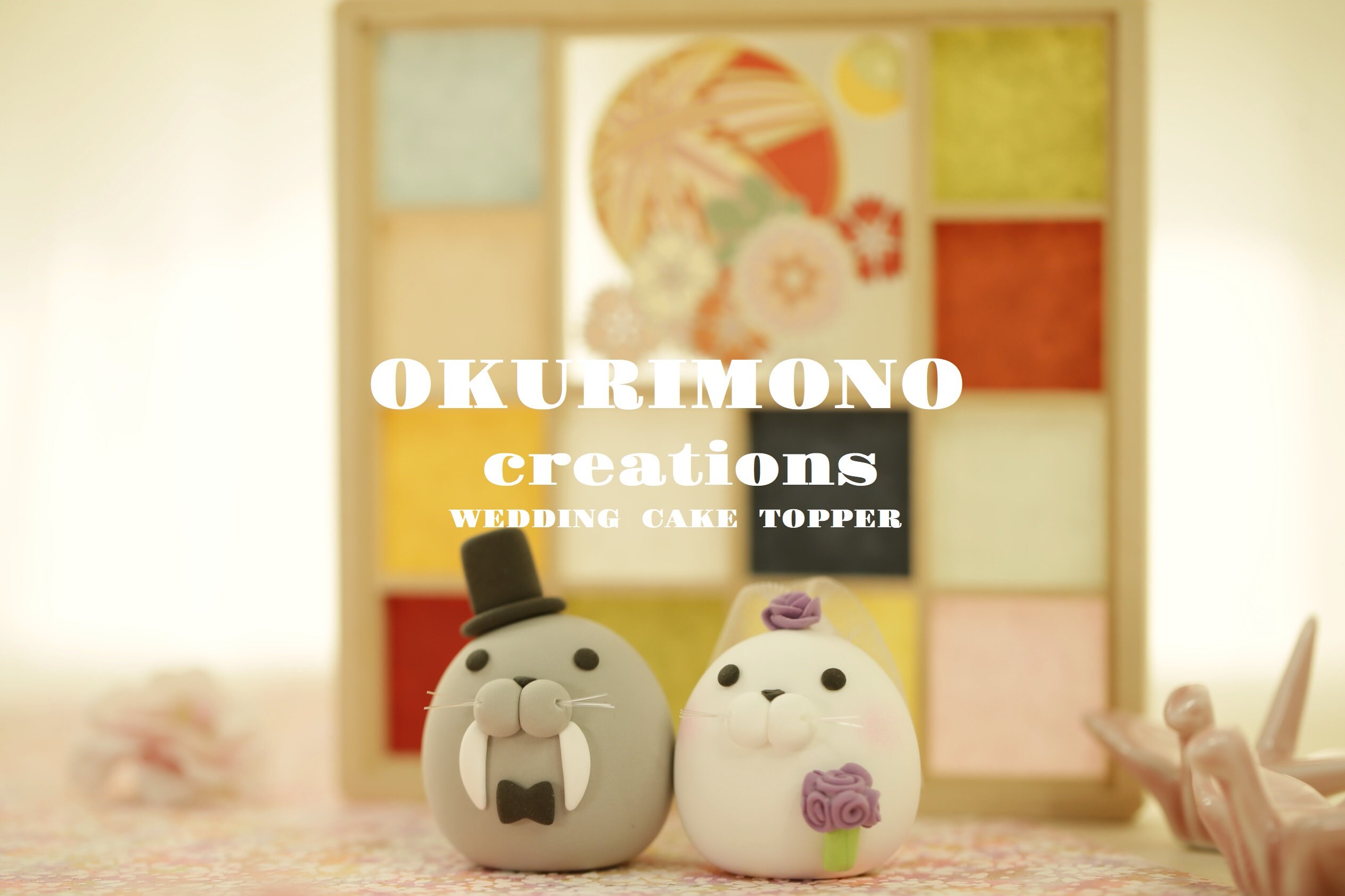 Seal and Walrus Wedding Cake Topper,seal Couple Cake Topper,walrus ...