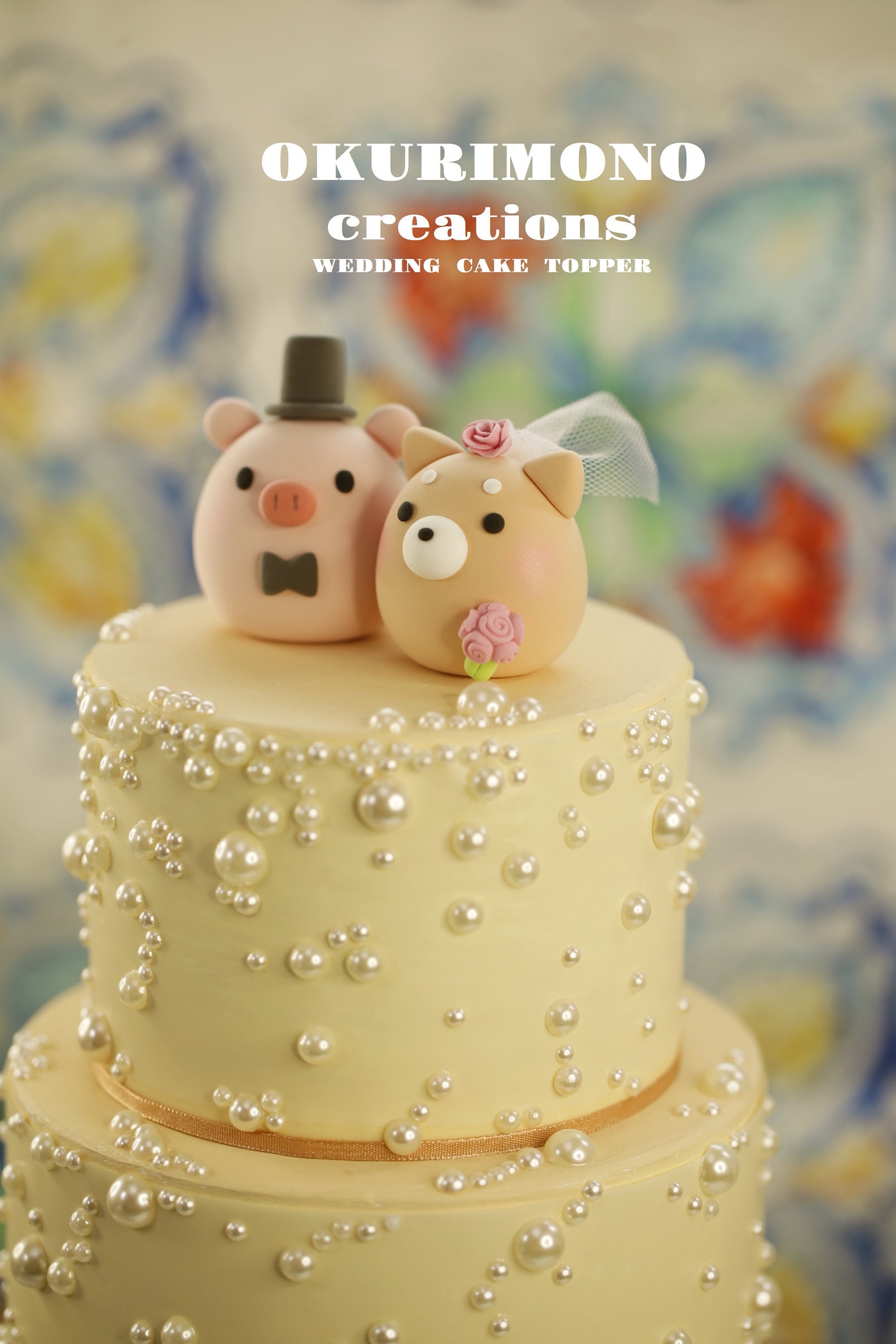 Shiba Inu and Piggy Cake Toppershiba Inu and Pig Wedding Cake - Etsy