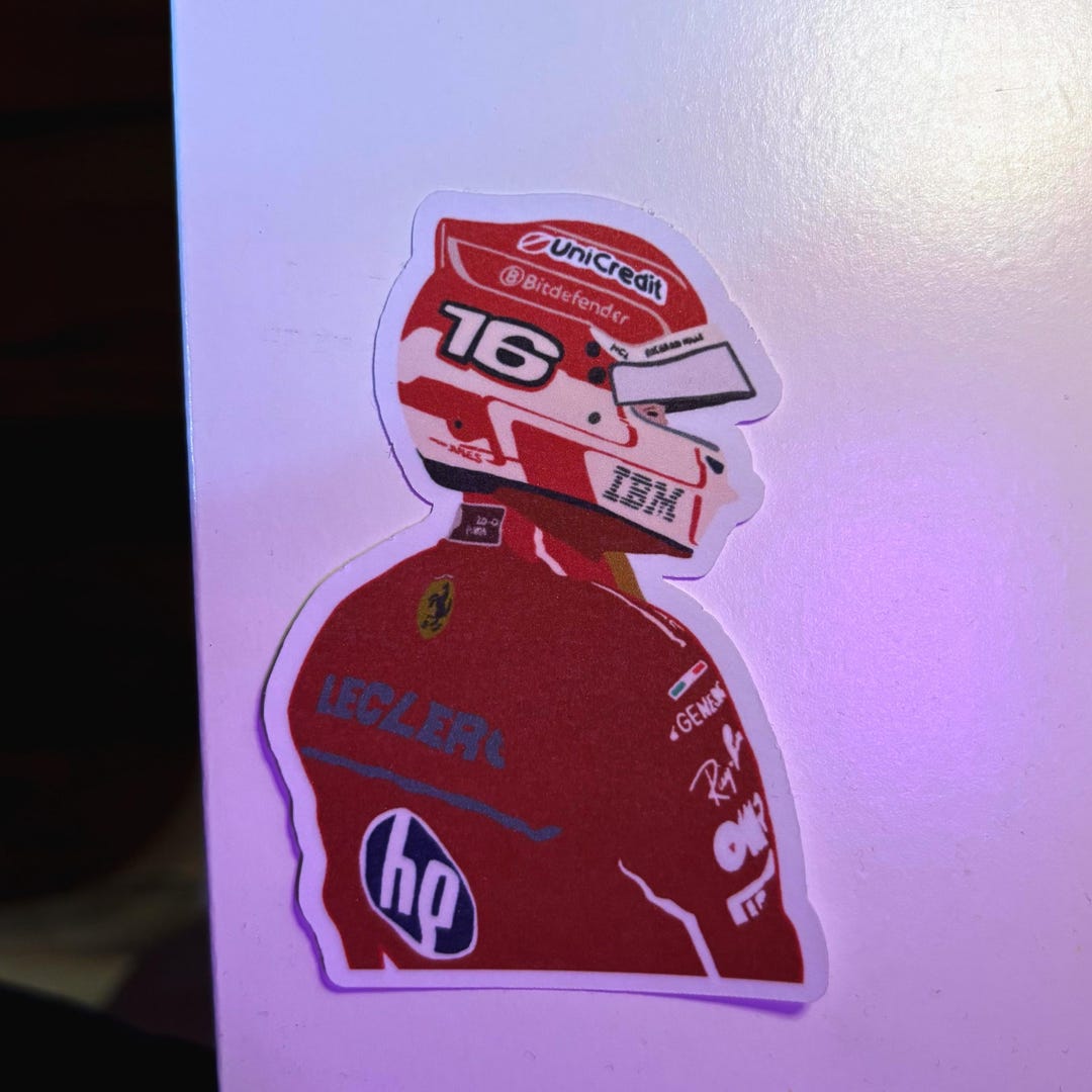 Charles Leclerc/ F1 Sticker - Etsy