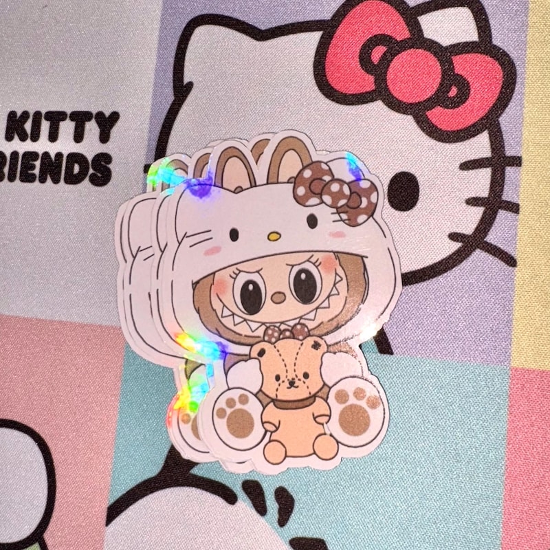 Helllo Kitty Labubu - Etsy