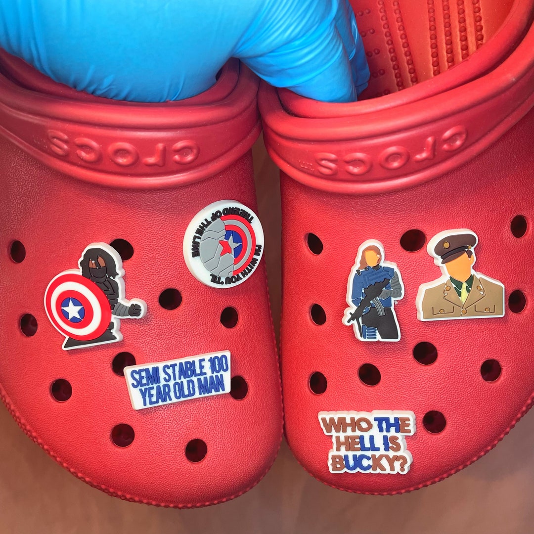 Superhero Shoe Charms - Etsy